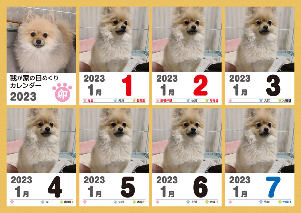 HP SmartStream Designer「HP Frames」を使って作ってみた〈日めくりカレンダー〉 - インサツビト